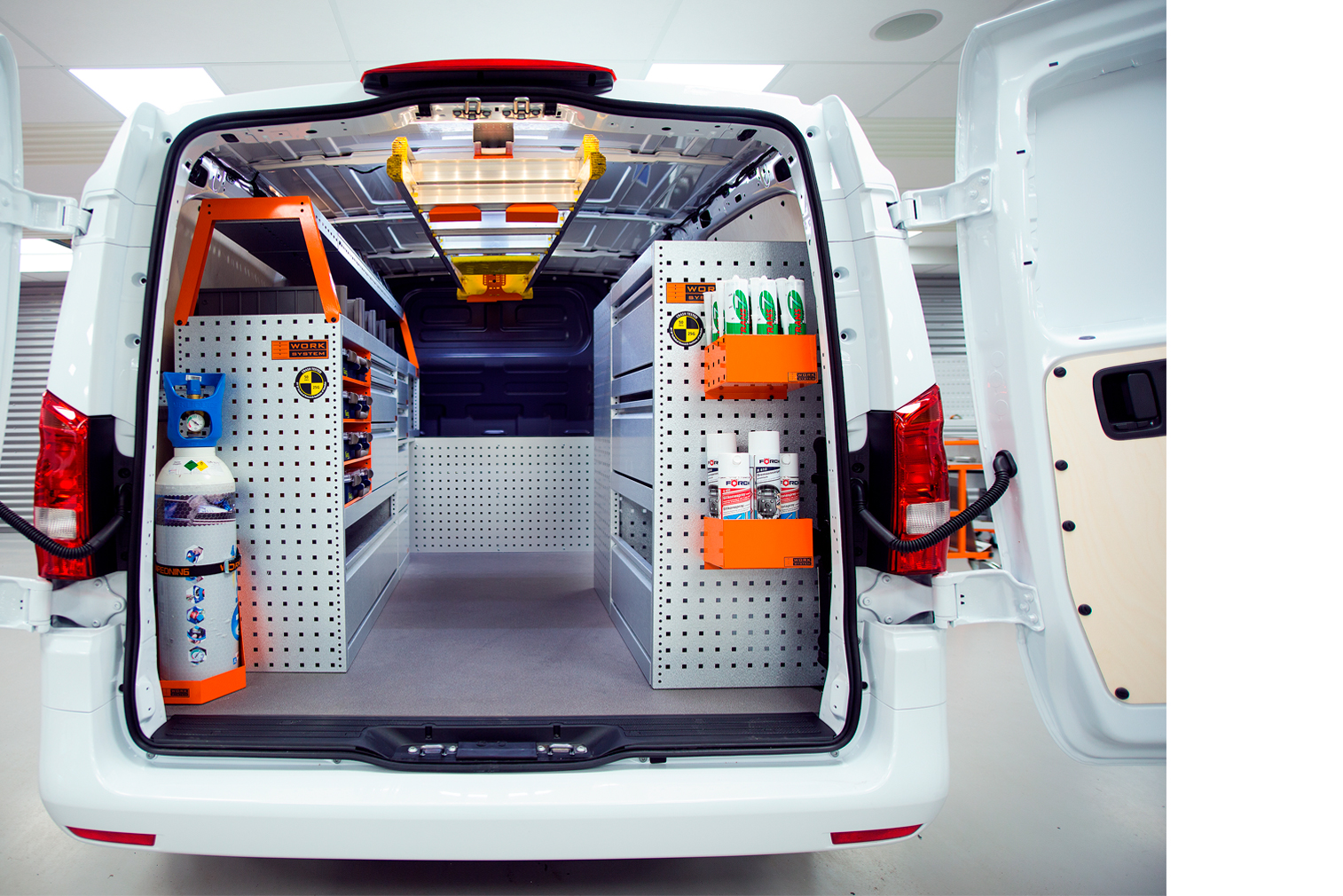 Van racking & shelving systems for vans | Work System